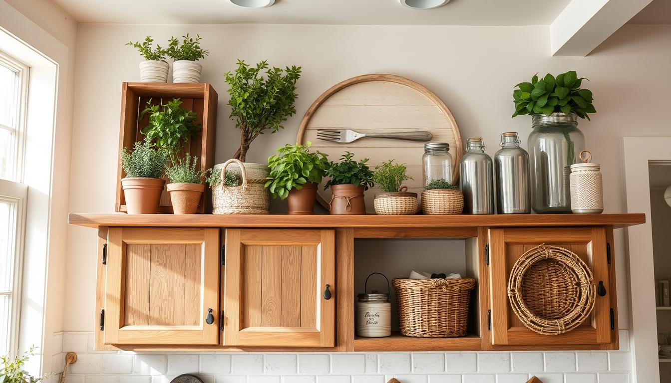 How to Transform the Space Above Your Kitchen Cabinets: 11 Inspiring Ideas