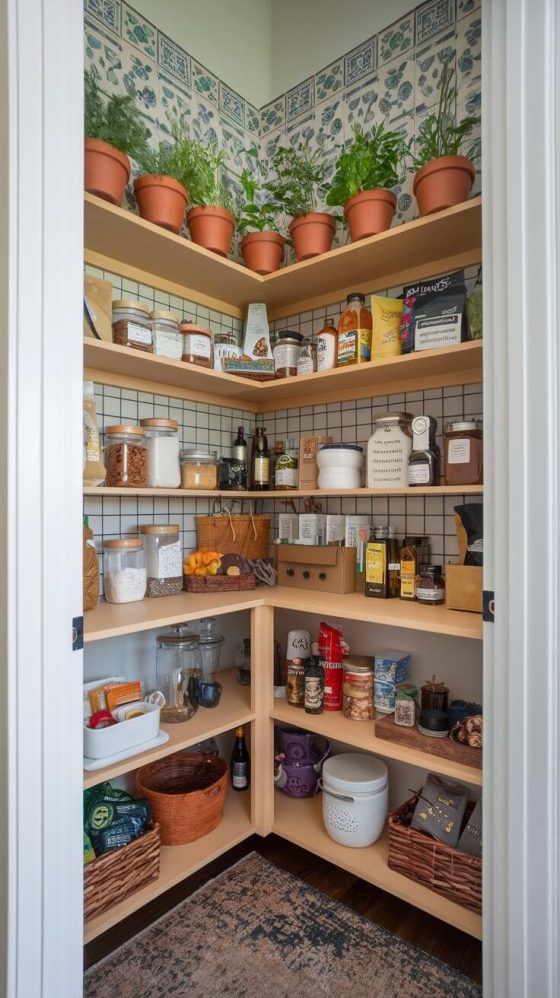 49 Clever Corner Pantry Solutions to Maximize Your Kitchen Space ...