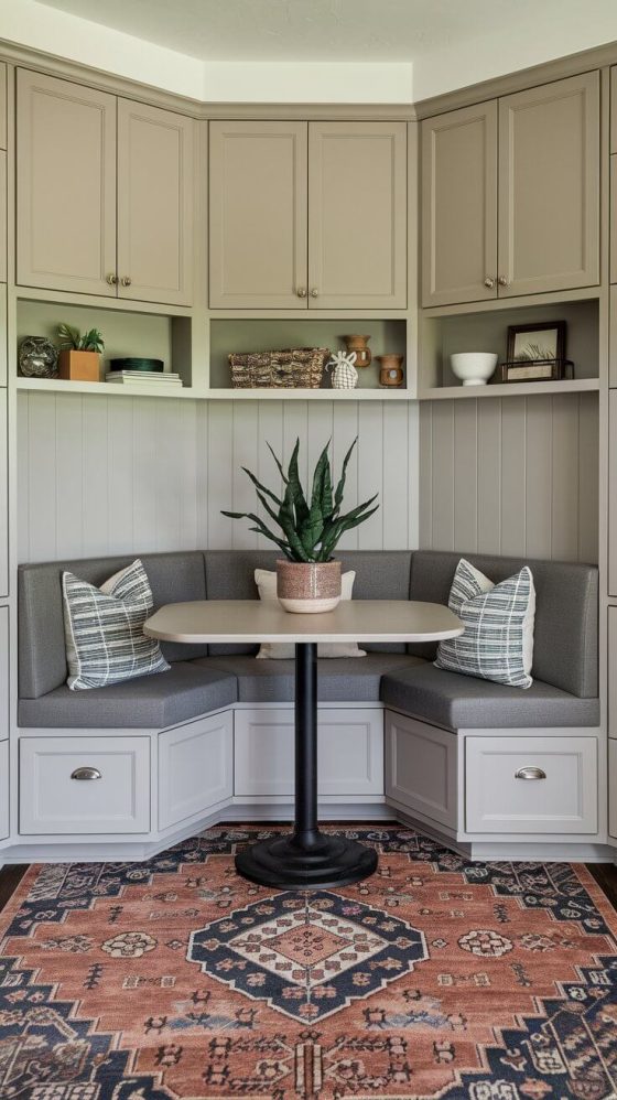 21+ Dreamy Kitchen Nook Ideas: Built-In Banquettes & Storage Solutions ...